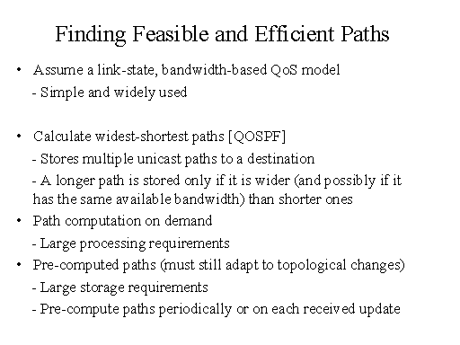 Finding Feasible and Efficient Paths